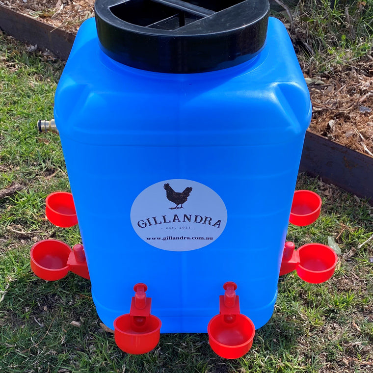 Chicken Water Container 4PACK Plastic Poultry Drinker Chick Waterer